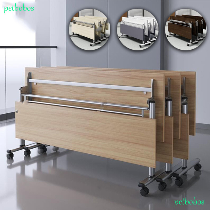 Foldable Meeting Table Folding Conference Table Movable Splicing Long ...