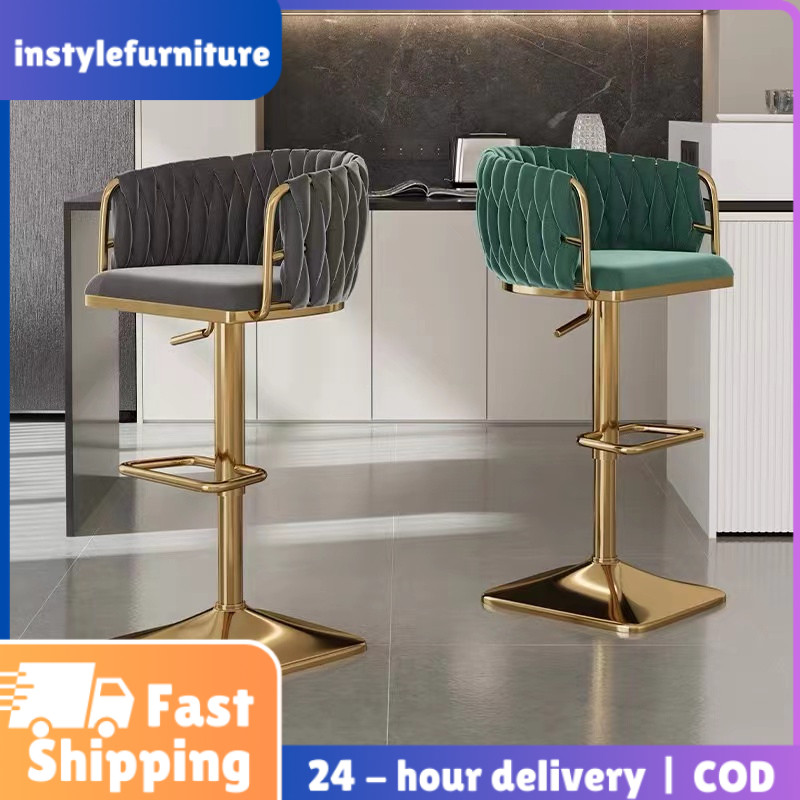 Luxury bar stools enlarged widened seats lift/swivel high chairs ...