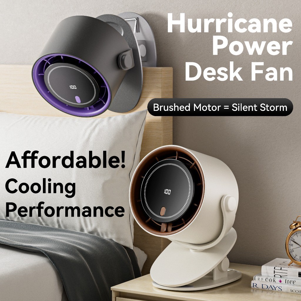 Samsung High Speed Desk Fan Rechargeable USB Fan 100 Gears Strong Wind ...