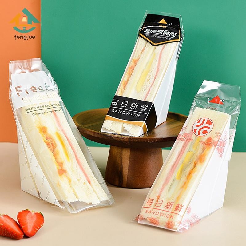 fengjue 100 Pieces Of Sandwich Wrappers Special Disposable Easy To Tear ...