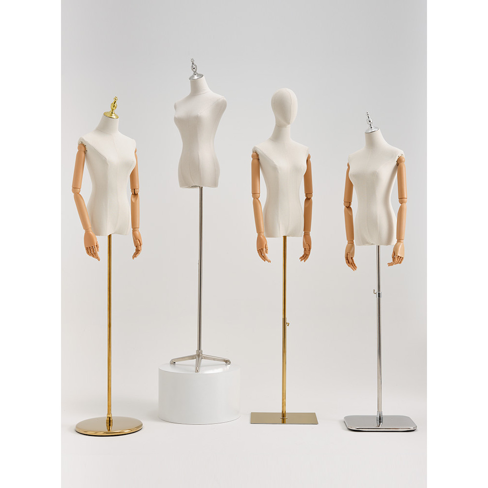 Clothing Store Mannequin Female Half Body Window Display Mannequin ...