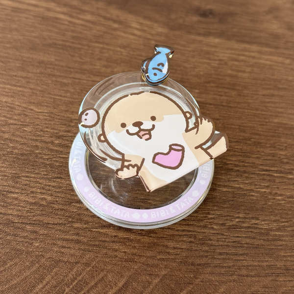 popsocket magsafe popsocket Shine's original cute otter touches the ...