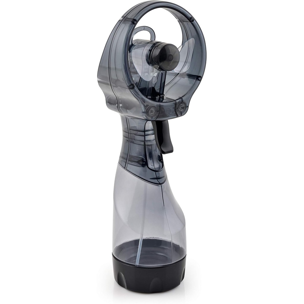 O2COOL Deluxe Handheld Battery Powered Water Misting Fan (Grey ...