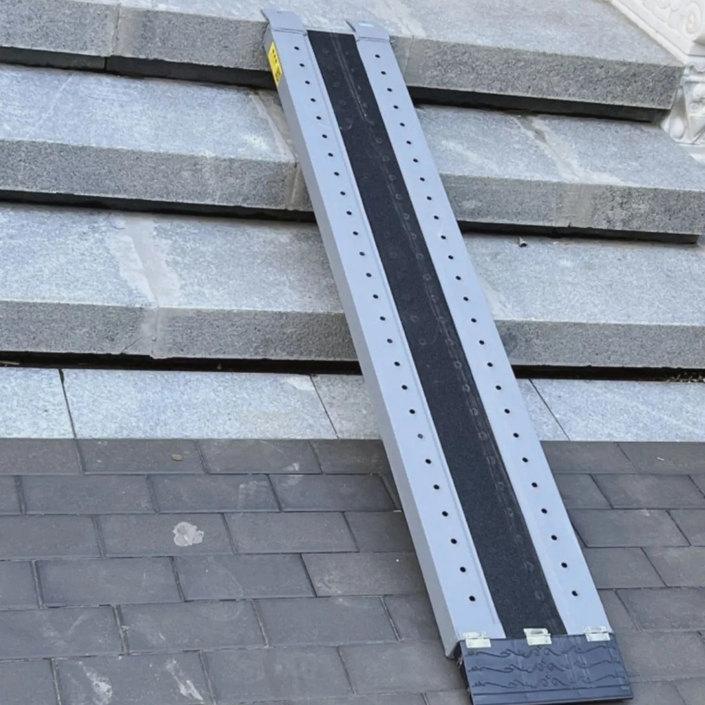 Barrier-Free Ramp Board Wheelchair Disabled Stairs Portable Electric ...