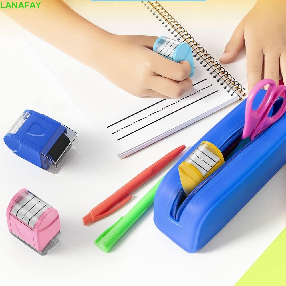 LANAFAY Line Rolling Roller, Plastic Rreusable Dashed Handwriting Lines ...