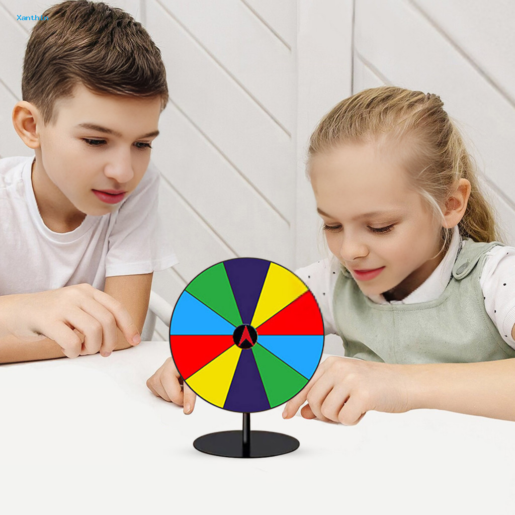 Desktop Spinner Wheel Board Game Fortune Wheel Colorful Diy Spinning ...