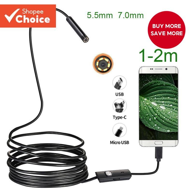 3-in-1 Camera Mini Flexible Snake Engine Camera Car Endoscope IP67 ...