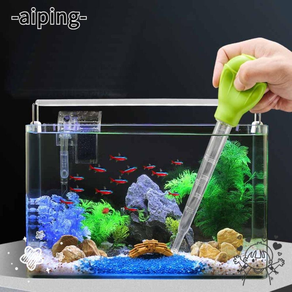 AIPING Fish Tank Pipette, Cleaning Straw Lengthen Aquarium Gravel Clean ...