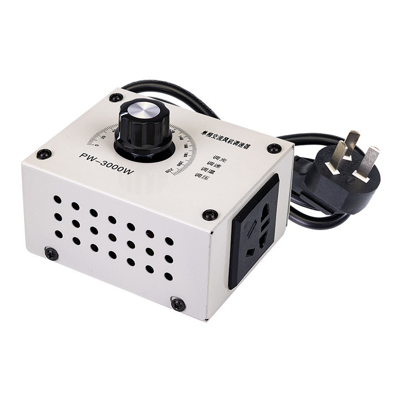 3000W High Power220V Single-Phase AC Voltage Regulator Speed Controller ...