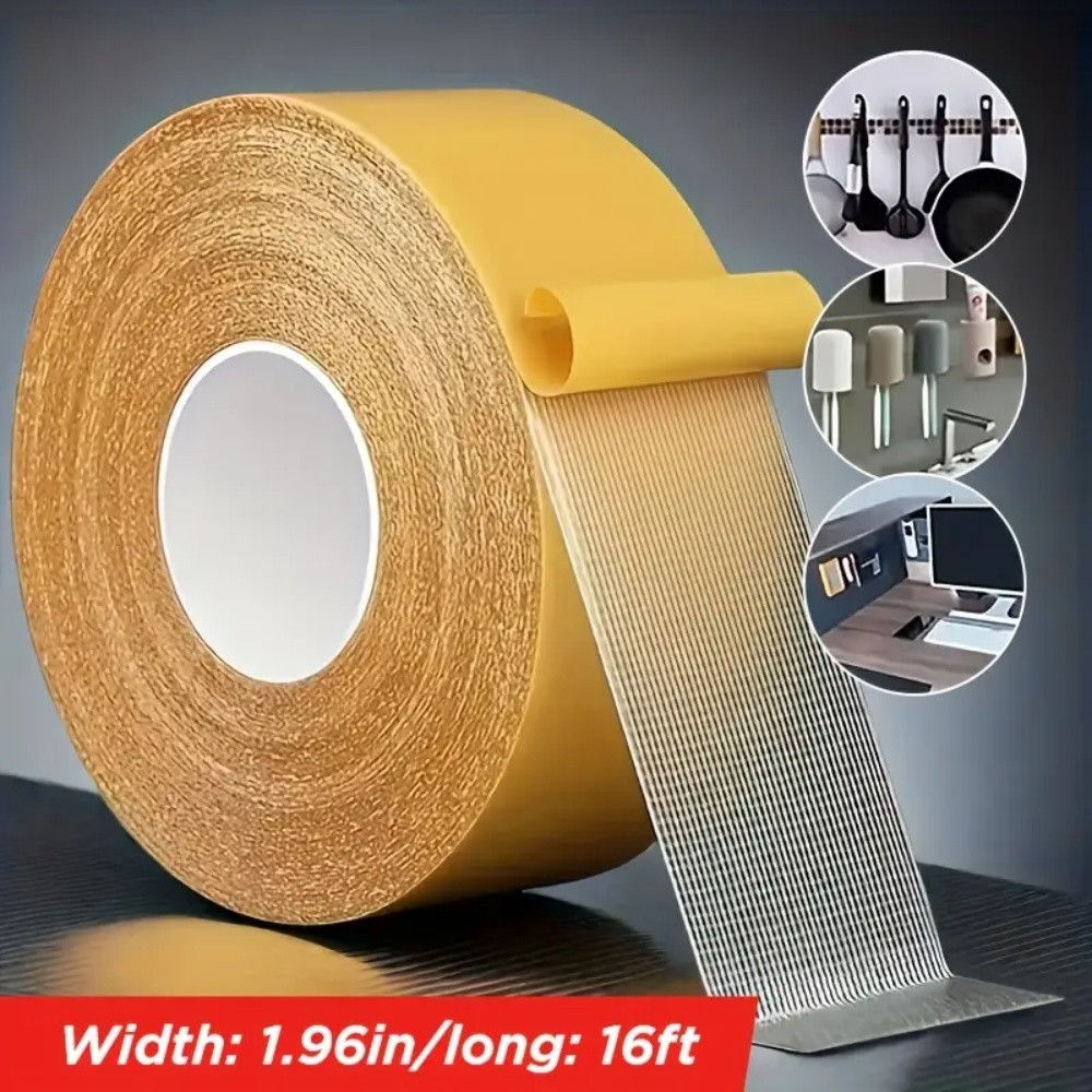 5M Mesh Heavy duty Strong Sticky Durable Duct Cloth Multiable Removable ...