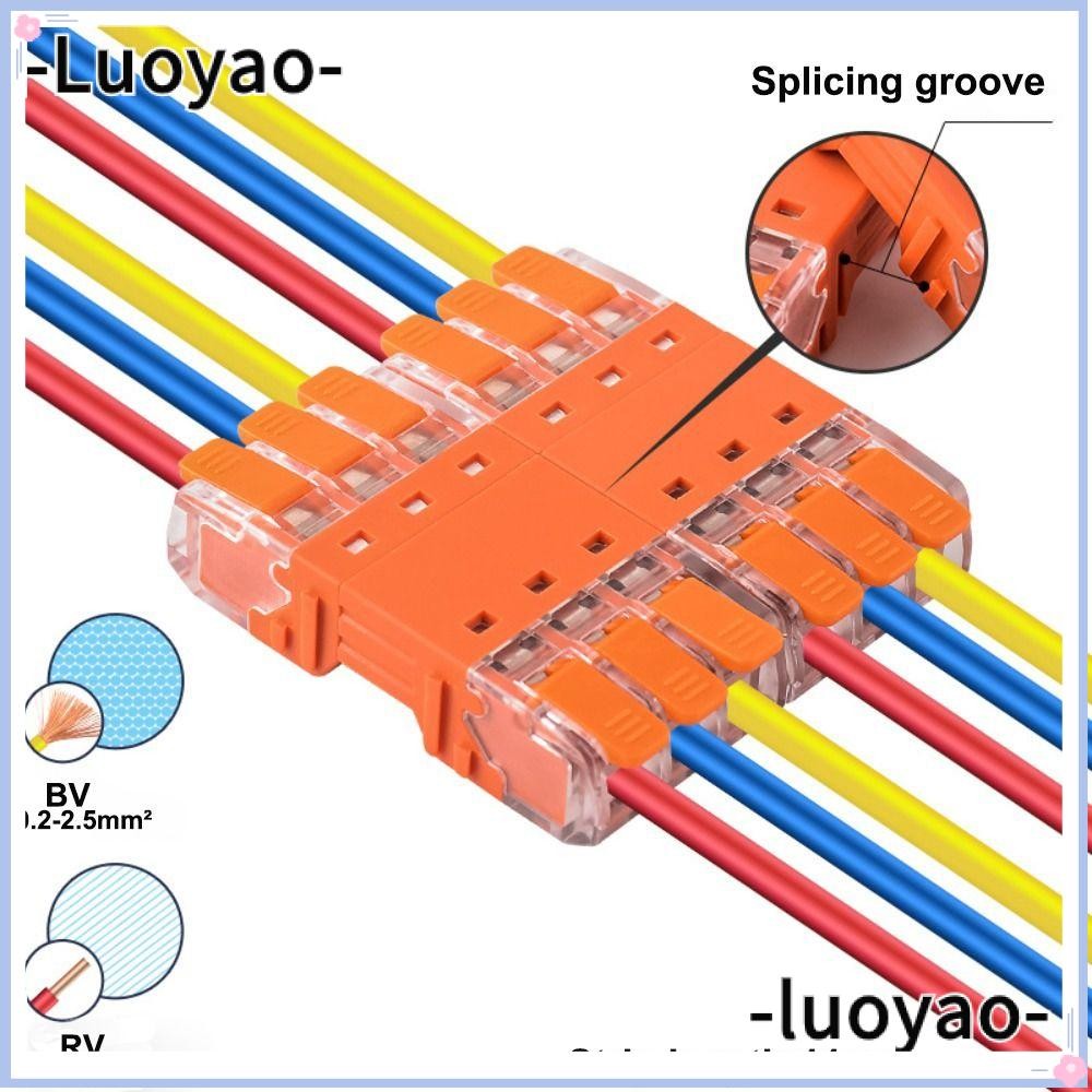 LUOYAO Wire Connector, Universal Compact Mini Quick Terminal Block ...