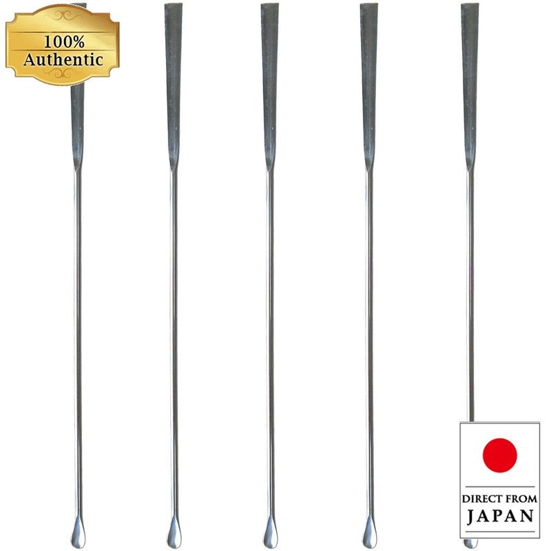 Nagoo 18-0 Stainless Steel Micro Spatula Medicine Spoon 151mm【direct ...