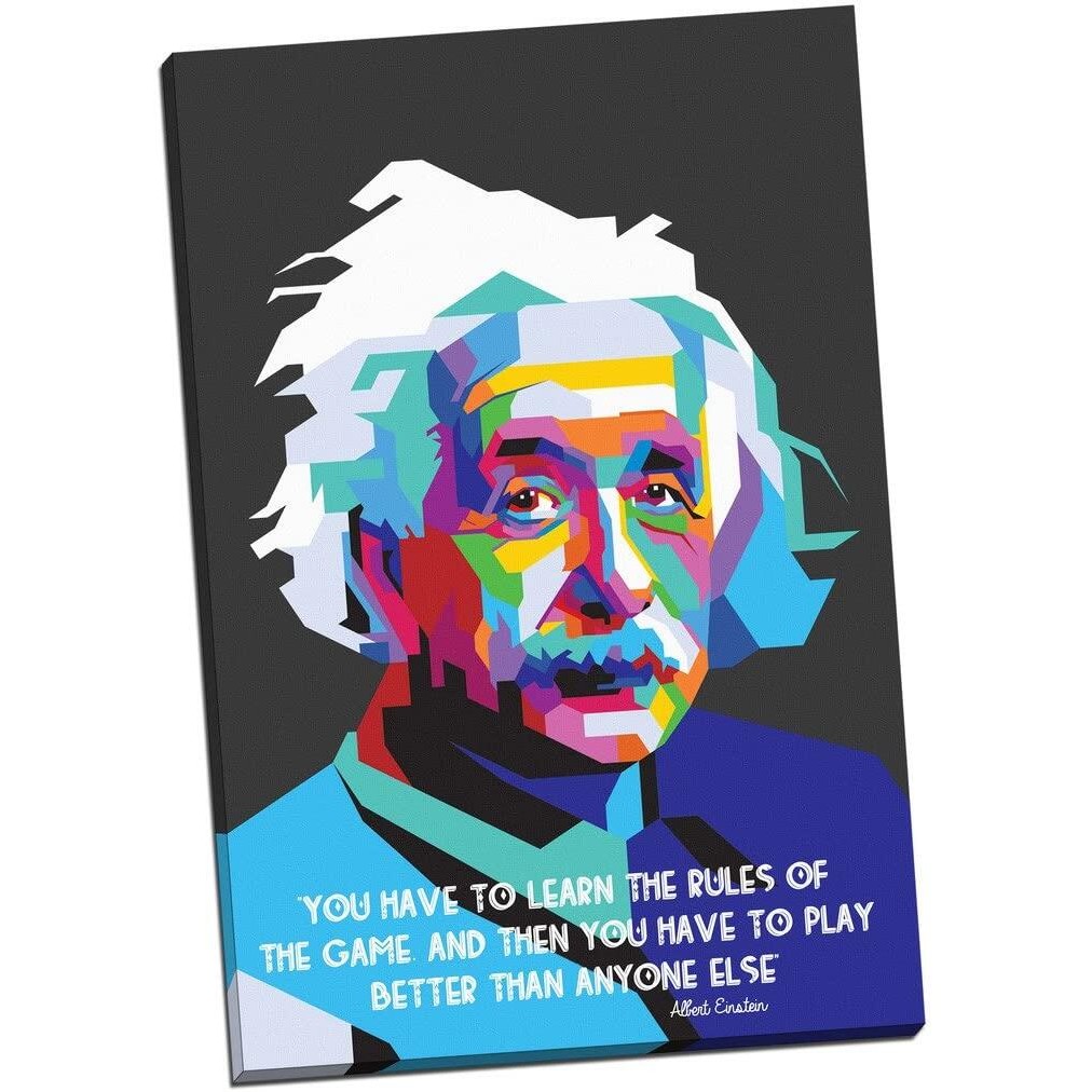 Albert Einstein Quotes Modern Art Canvas Print Picture Wall Art Large ...