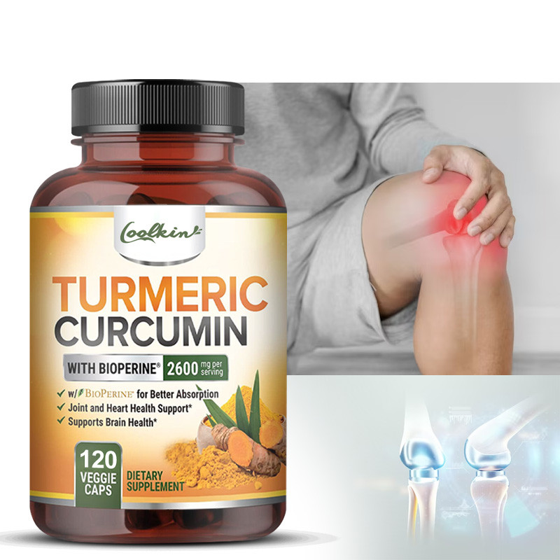 TURMERIC CURCUMIN, 30/60/120 Capsules I Muscle Relief, Back and Knee ...