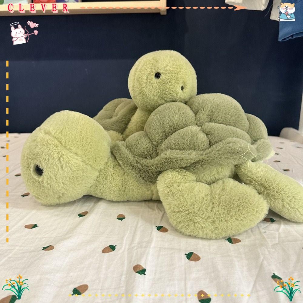 CLEVERHD Stuffed Animals, Soft 28/35/40CM Turtle Plush Toy, Trendy Cute ...