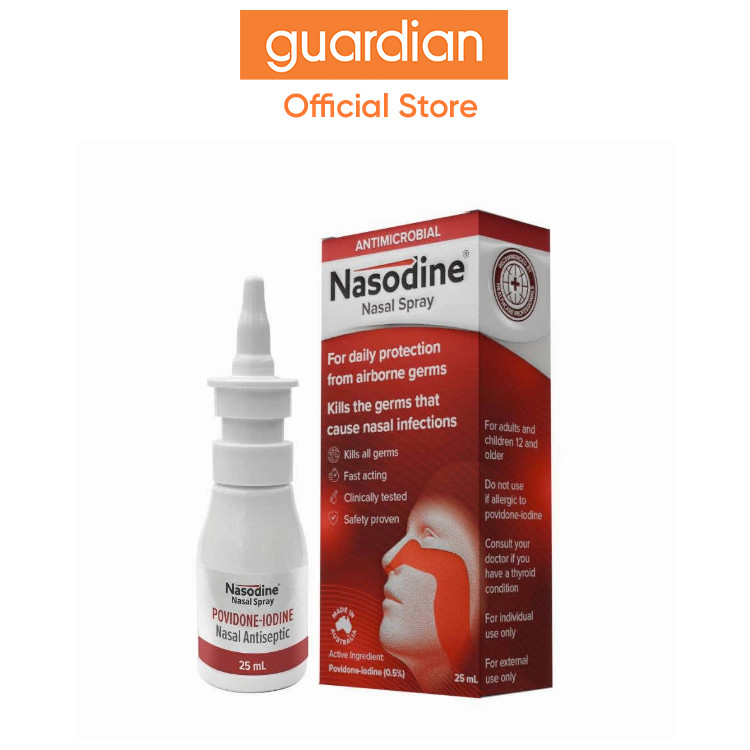 Nasodine Nasal Spray 25ml | Shopee Singapore