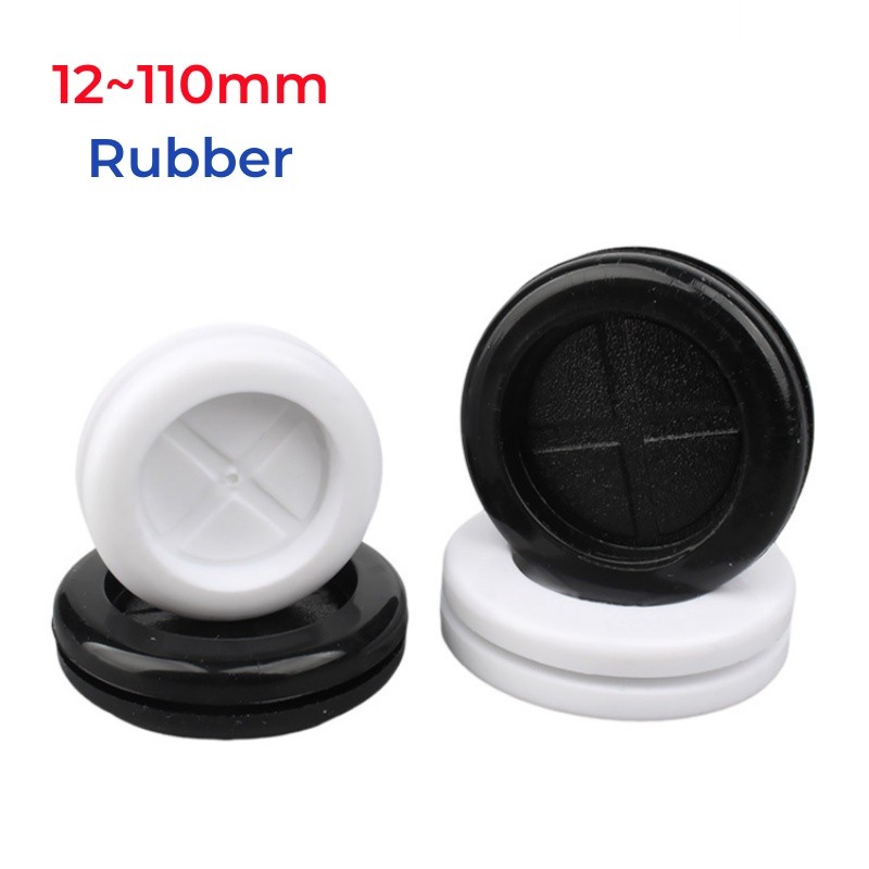12~110mm Black White Rubber Grommet Blanking Hole Firewall Hole Plug ...