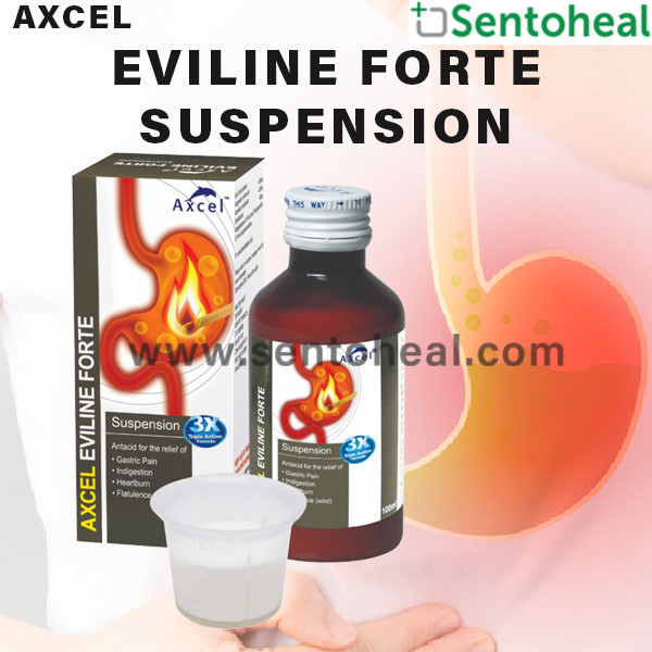 Axcel Eviline Forte Suspension 100ml (Antacid) | Shopee Singapore