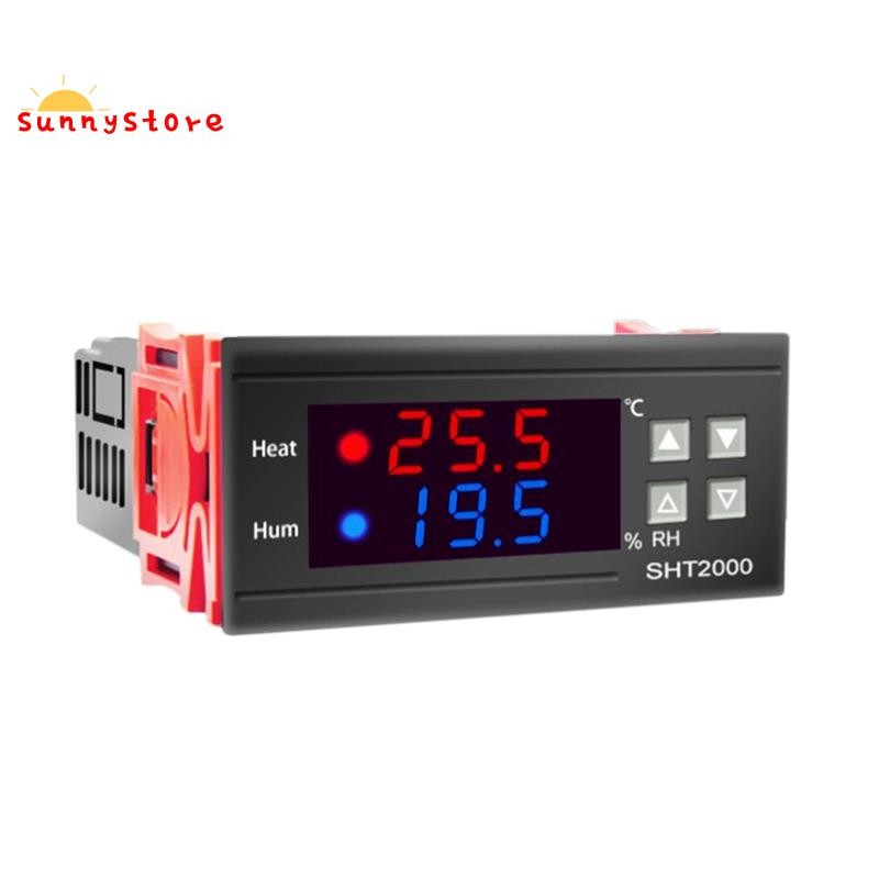 SHT2000 Temperature Humidity Controller Thermostat Humidistat Indoor ...