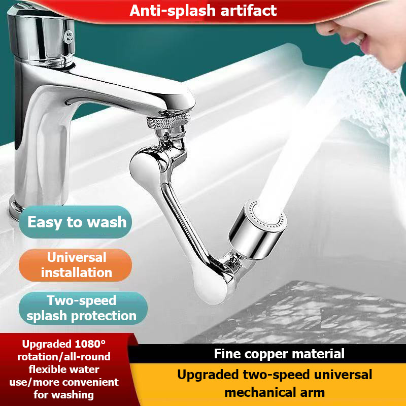 【SG Inventory】Robotic arm faucet, universal rotatable faucet, water ...