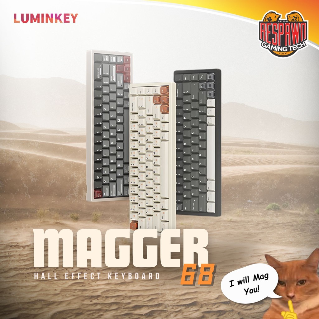 LUMINKEY Magger 68 Hall Effect Magnetic Gaming Keyboard | Shopee Singapore