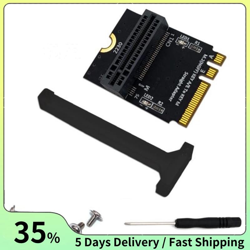 M.2 NVME Adapter SSD PCIE M2 NGFF Key M to M.2 Key A/E Adapter Vertical ...