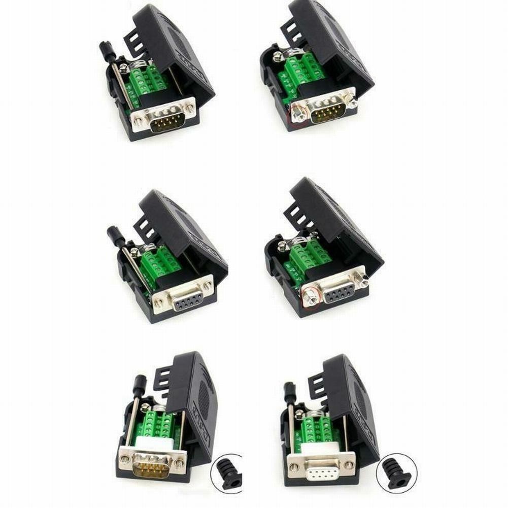 [stock] 9 Pin Db 9 Connector D Sub Serial Adapter Breakout Board W Recyclable Pvc Shell Shopee