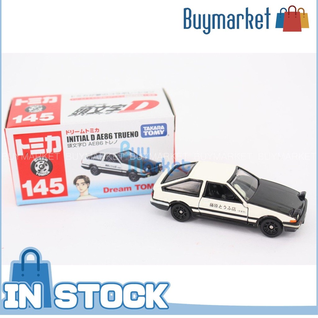 [Authentic] Takara Tomy Dream Tomica #145 Initial D AE86 Trueno Diecast Mini Classic Toy Car ...