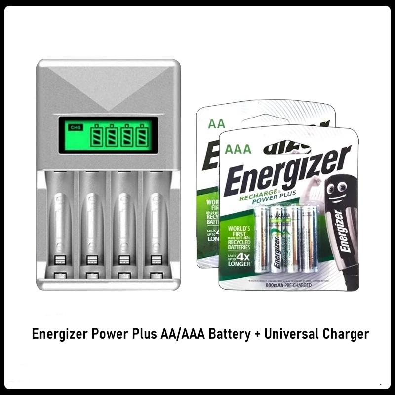Energizer Power Plus AA / AAA 1.2V HI-MI rechargeable battery and 4 ...