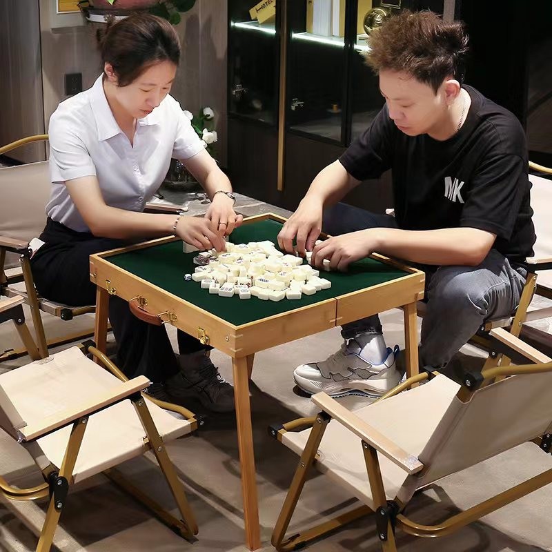 Mahjong Outdoor Portable Mahjong Table Travel Folding Suit Portable ...