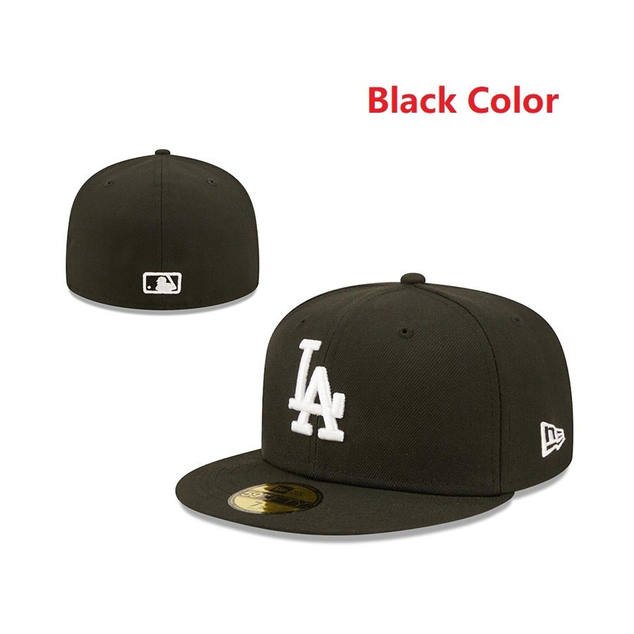 Classic MLB Los Angeles Dodgers Fitted Hat 59FIFTY Cap Full Close Fit ...