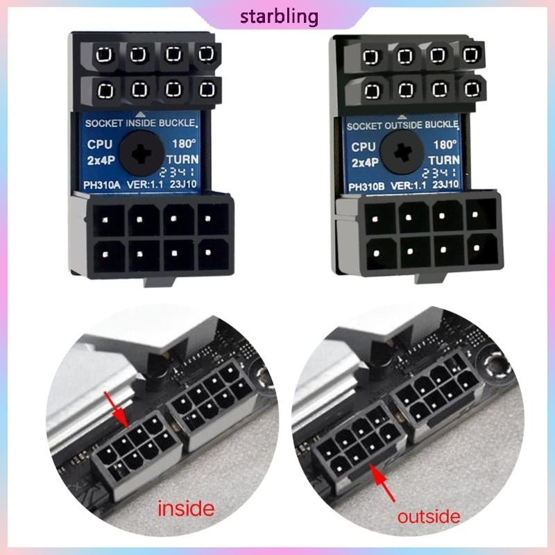 Star Motherboard CPU 8PIN Power Steering Connector 8-Pin 180 Degree ...