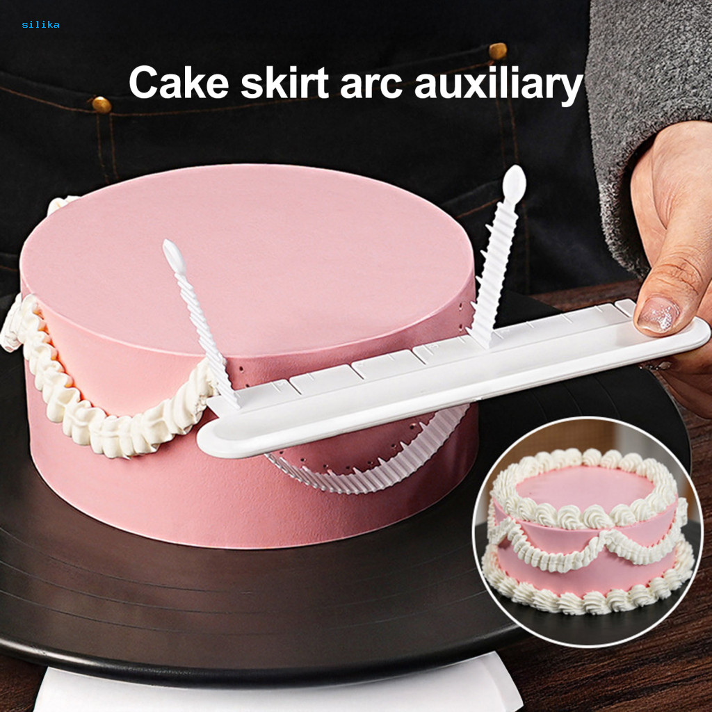 SILI_ Fondant Cake Ruler Flexible and Reusable Cake Ruler Adjustable ...