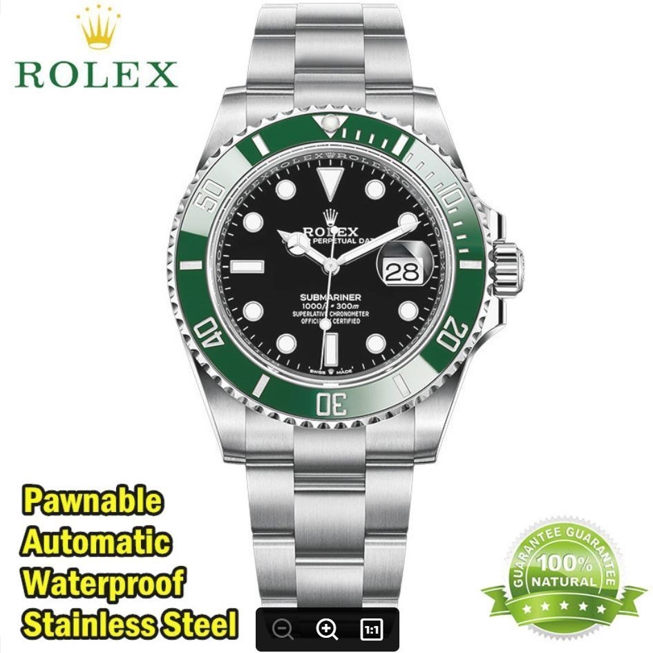 2024 ROLEXs Submariner Automatic Watch For Men Original Pawn Stainless ...