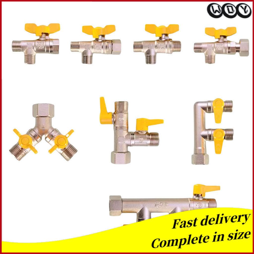 Faucet Water Divider Water Divider Valve Three-Way One-In Two-Out Car ...