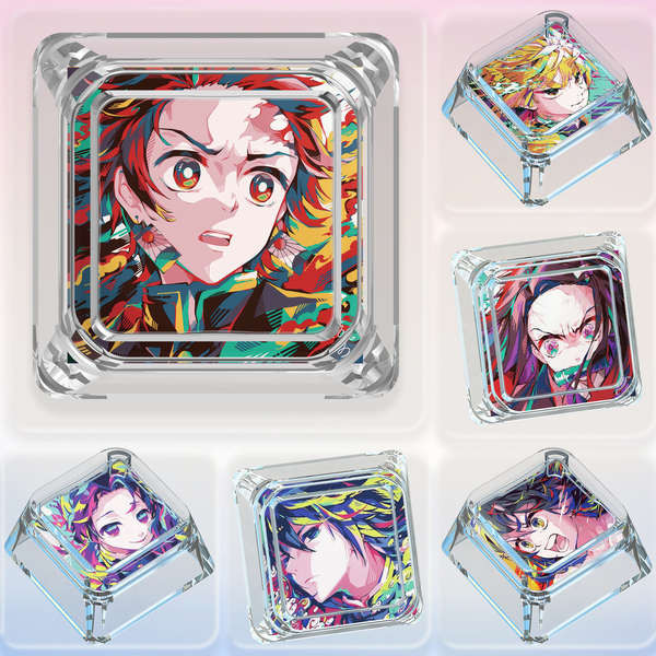 keycaps custom keycaps Demon Slayer Blade Cross Mechanical Keyboard ...