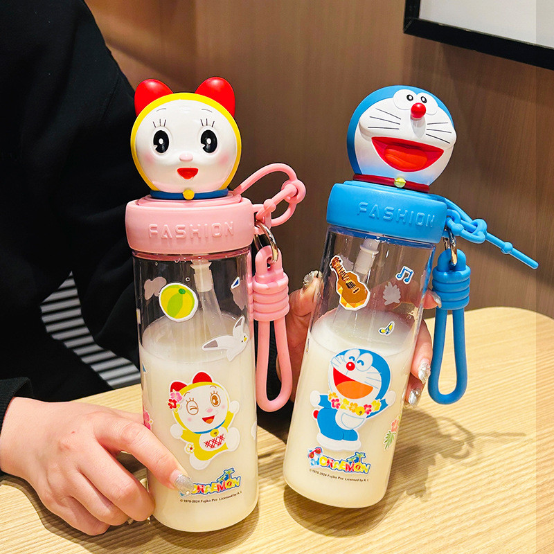 2025 New Style Doraemon Water Bottle Cup, Plastic Cup, Sports Water Cup ...