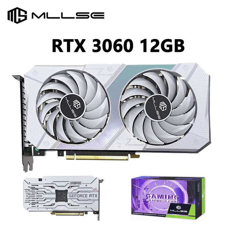 MLLSE Placa De Video NVIDIA GeForce RTX 3060 12GB GDDR6 192-bit PCIe 4. ...