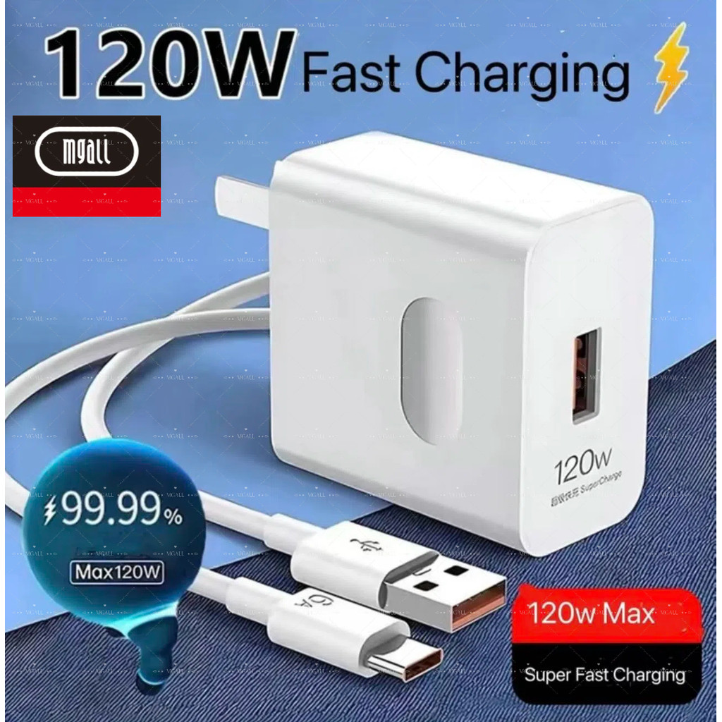 MGALL 120W Super Fast Charging SET Cable Super Fast Charging Universal ...
