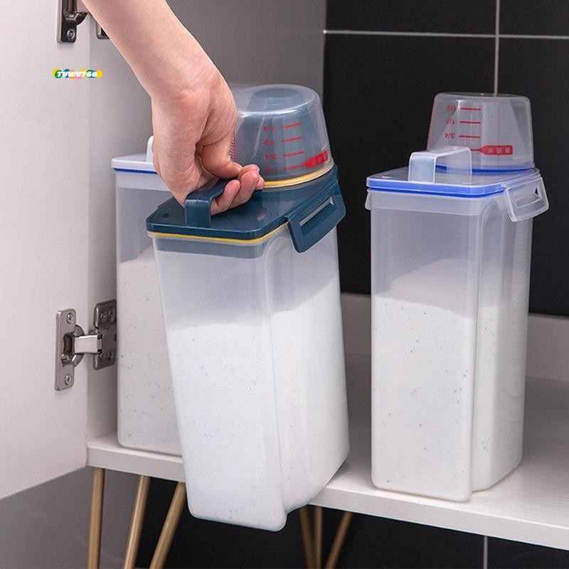 Rice Airtight Storage Container Cereal Dry Food Powder Storage Box ...