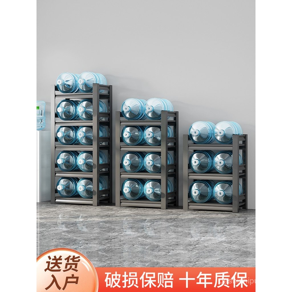 Water Bottle Rack Large Bucket Mineral Water Storage Rack Shelf Office ...