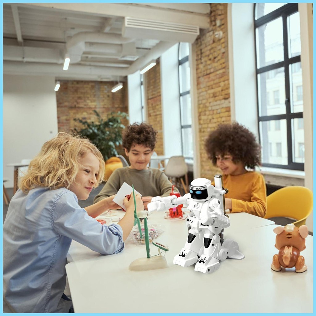 Intelligent Robots For Kids 2.4G Intelligent Boxing Robot Parent-Child ...