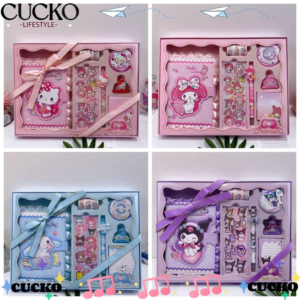 CUCKO Girl Heart Stationery, Kuromi Hello Kitty Sanrio Hand Ledger Bar ...