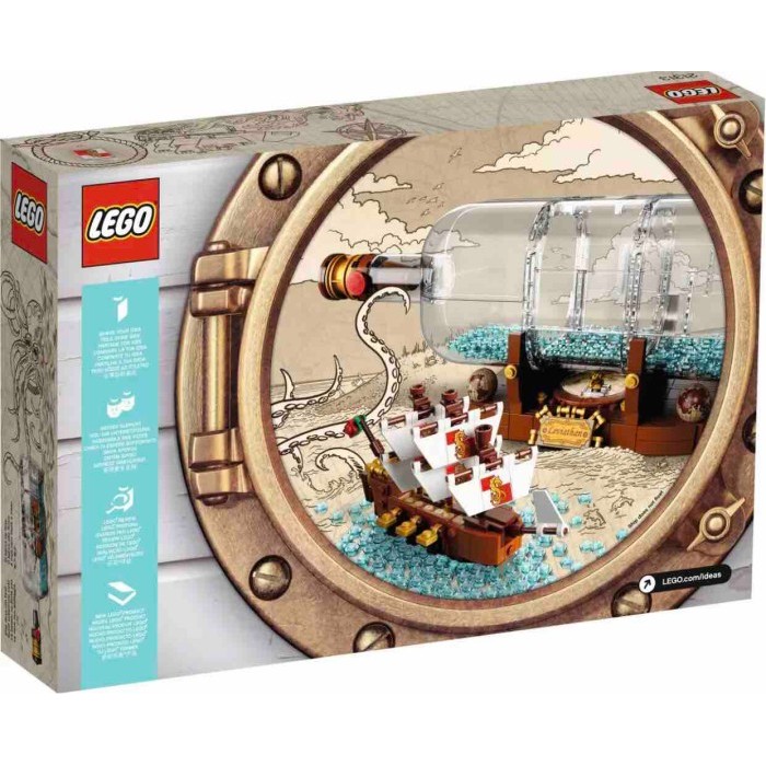 Lego 21313 Ship In A Bottle SIB (RARE AND RETIRED SET) | Shopee Singapore