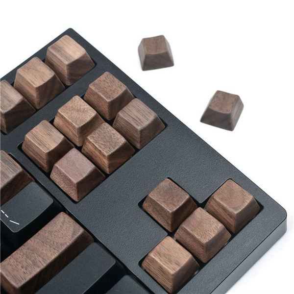 Solid Wood Keycap Solid Wood Height Personality Supplement WASD ...