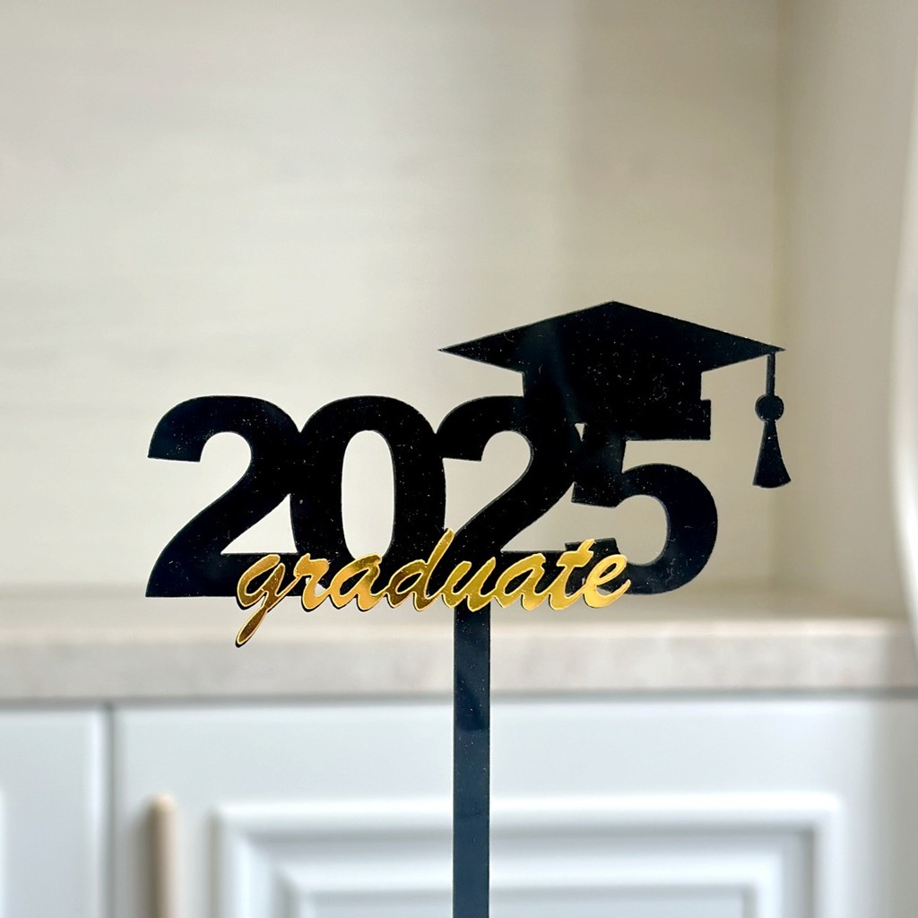 10pcs Graduation Hat Cake Topper For Graduation Season Party Supplies ...