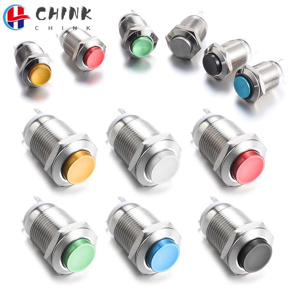 CHINK Push Button Switch 250V start Multicolor 12mm | Shopee Singapore