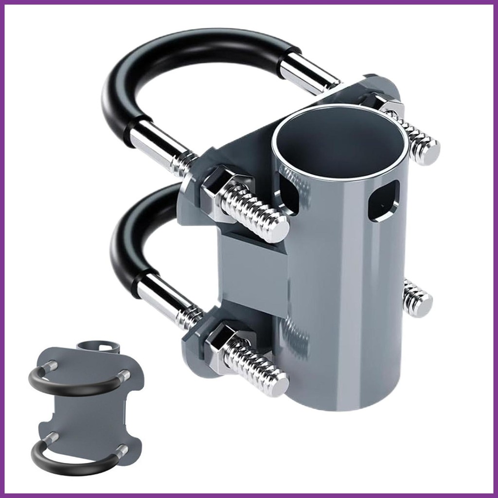 Mast Mounting U-Bolt Clamp RV Mast Pole Mounting Bracket Clamp Stable ...