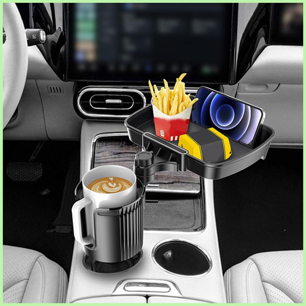 Expandable Cup Holder for Car Adjustable Rotatable Extender Tray Space ...