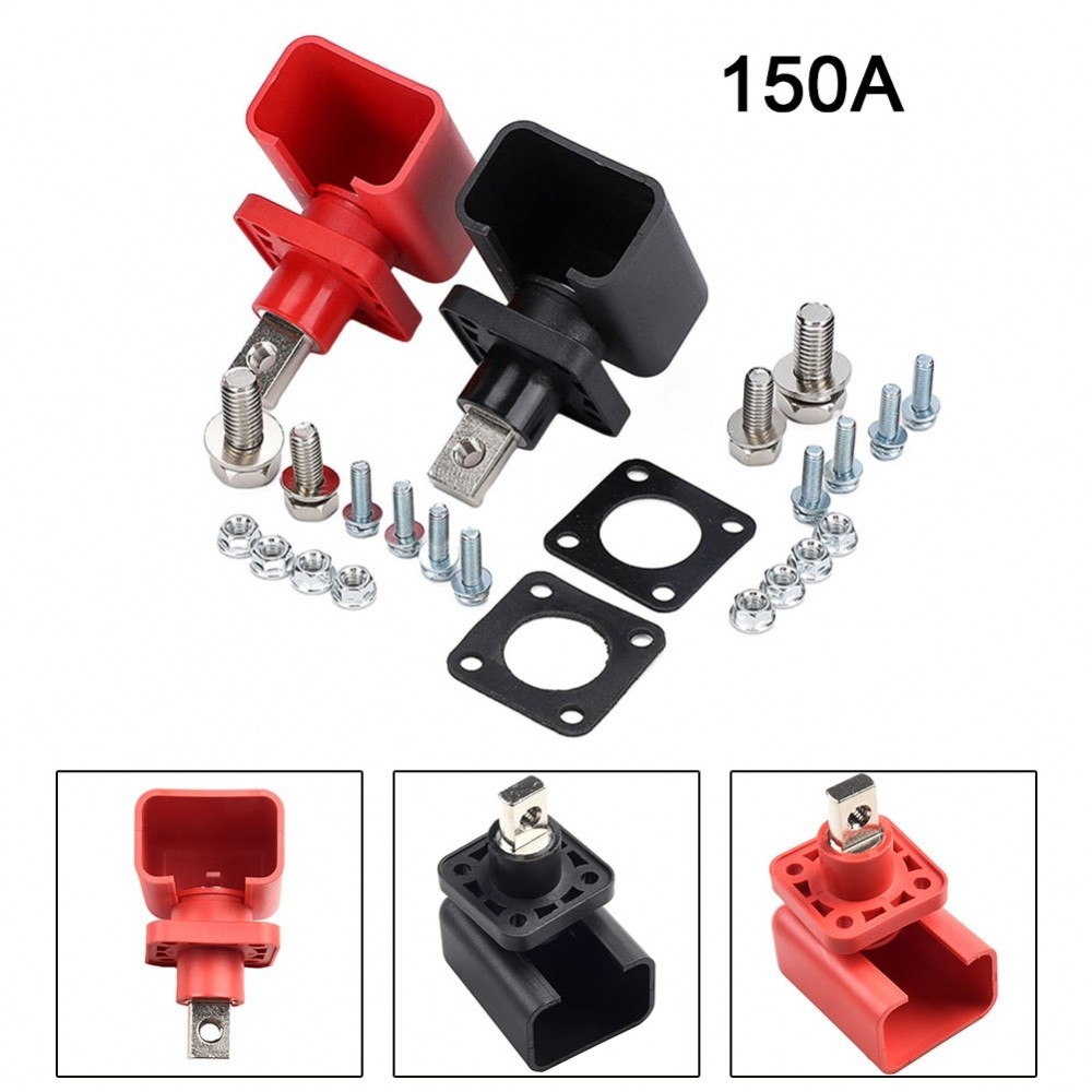 Battery Connector 150A 1P AC500V Conductive Pure Copper Terminal Blocks ...
